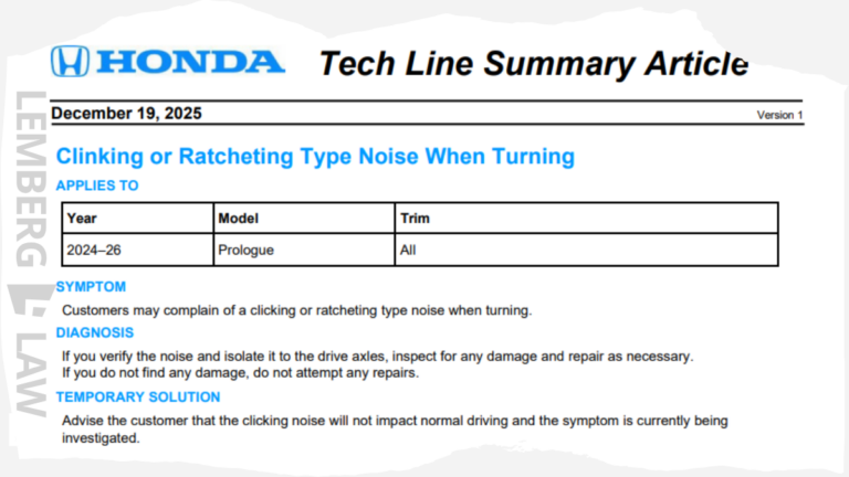 2024-2025 Honda Prologue CV Joint Problems | Axle Clicking